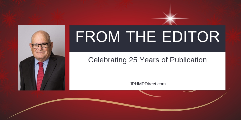 Celebrating 25 Years of Publication - JPHMP Direct