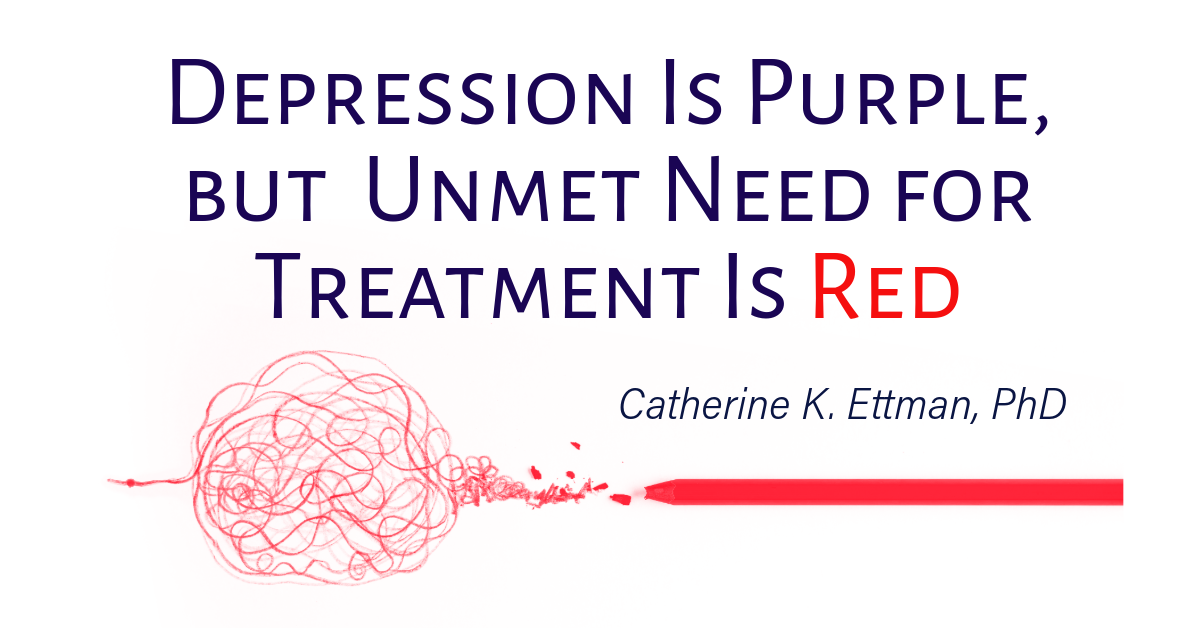 Depression Is Purple, but Unmet Need for Treatment Is Red - JPHMP Direct